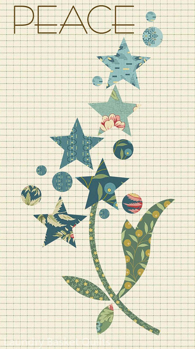 Harmony Silhouettes Block - Peace | ConnectingThreads.com