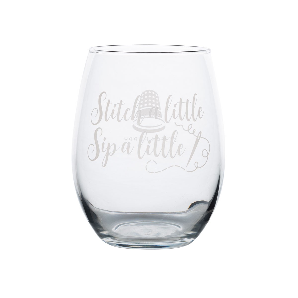 Stitch A Little Barrel Glass | ConnectingThreads.com