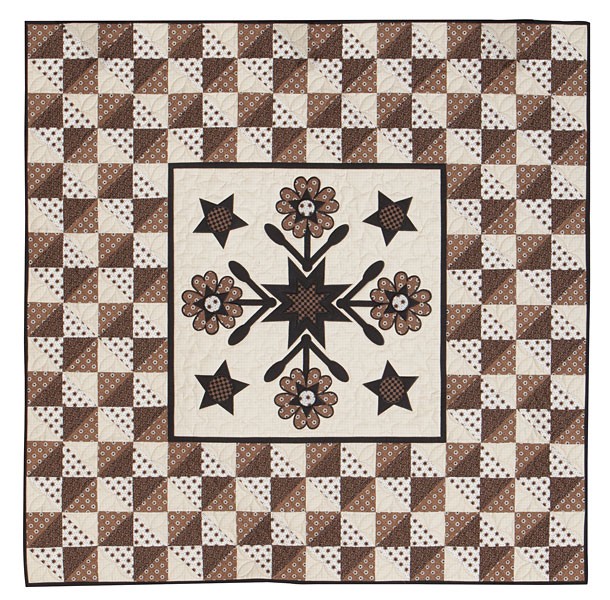 Funky Flower Table Topper Kit | ConnectingThreads.com