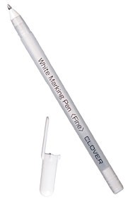White Marking Pen Fine | Connecting Threads Quilting Supplies