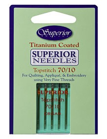Superior Titanium Coated Sewing Machine Needles | ConnectingThreads.com