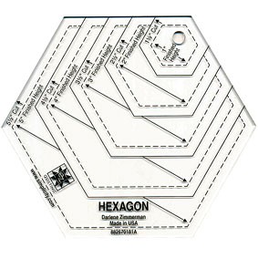 Hexagon Ruler for Quilting | Connecting Threads