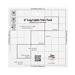 Creative Grids Ruler - 6" Log Cabin Trim Tool | Connecting Threads