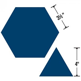 Sizzix Bigz Plus Q Die - Hexagon 3 1/2" Sides w/ Triangle | ConnectingThreads.com