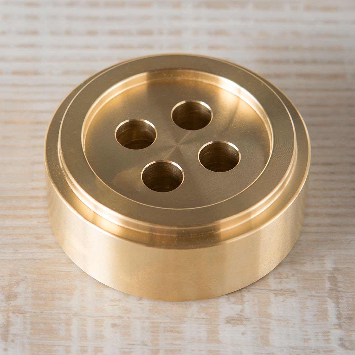 Cohana Brass Button Paperweight | ConnectingThreads.com