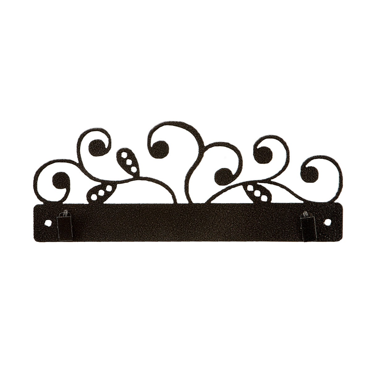 Paisley Vine Hanger with Clips 10" - Charcoal | ConnectingThreads.com