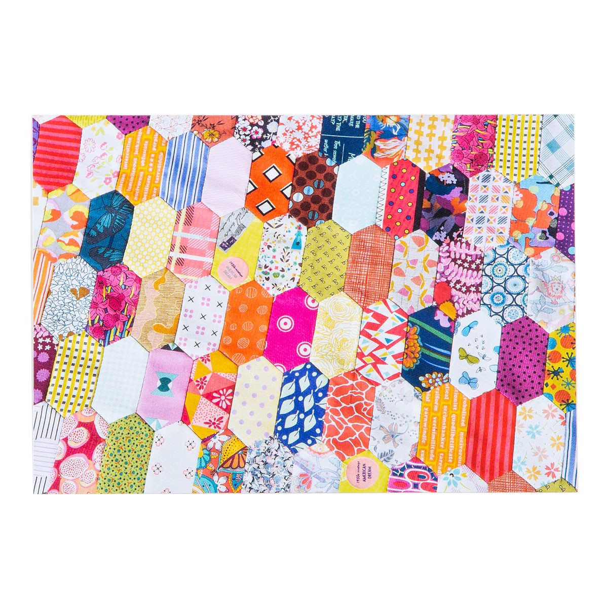 Postcard Project- Stretched Hex | ConnectingThreads.com