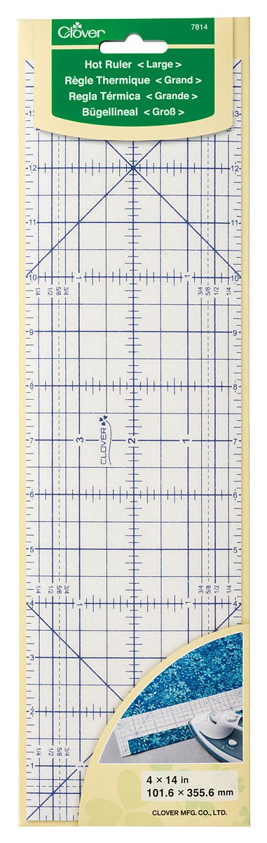 Clover Hot Ruler Large - Quilting Tools | Connecting Threads