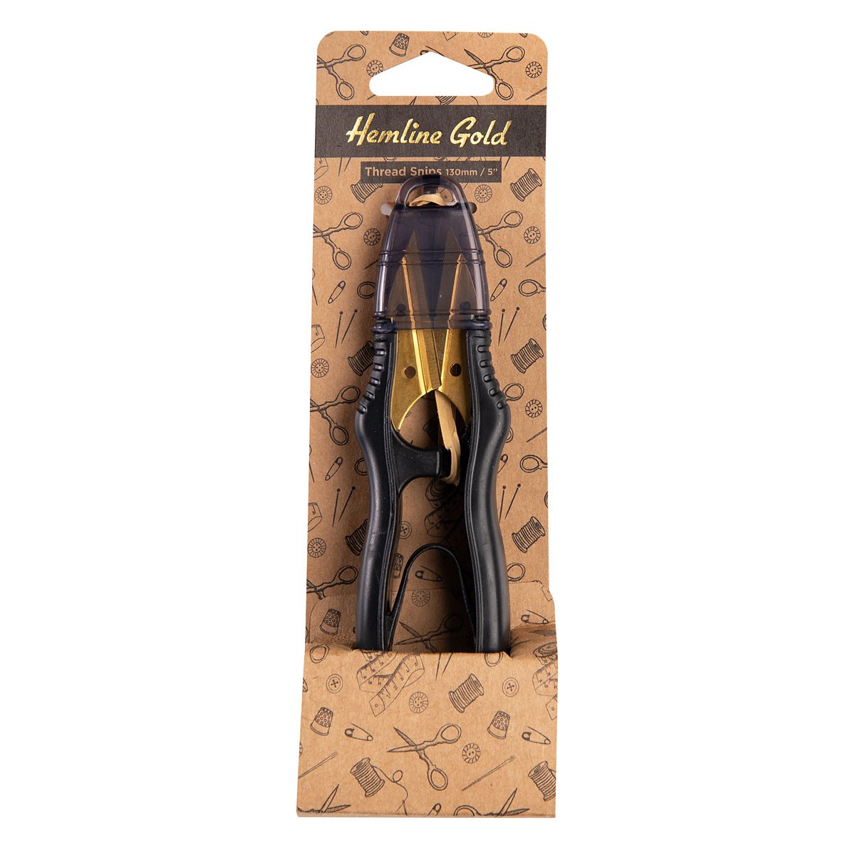 Hemline Gold 5in Thread Snips - Connecting Threads
