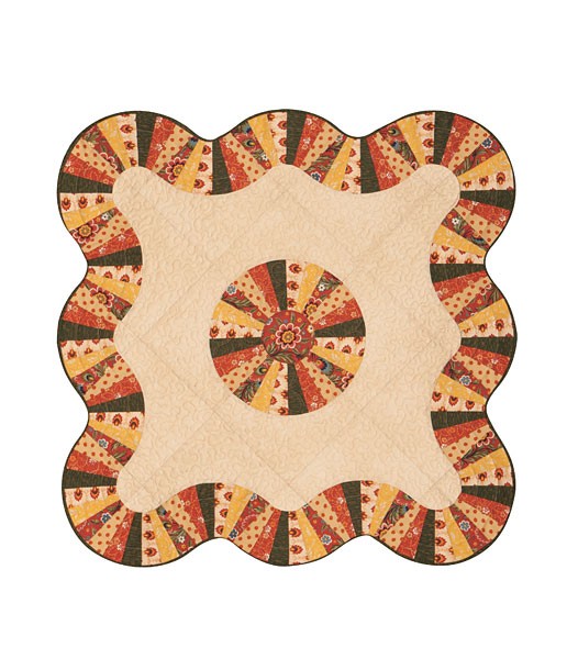 Swirling Fans Table Topper Kit | ConnectingThreads.com