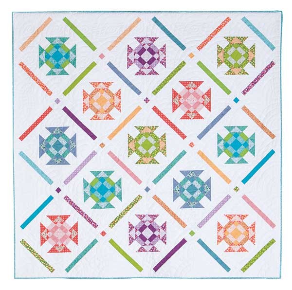 Wildflowers and Honey - Wildflower Bright Quilt Kit | ConnectingThreads.com
