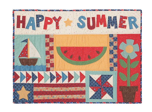 Patriotic Picnic DNS - Happy Summer Wall Hanging Kit | ConnectingThreads.com