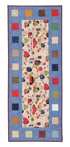 Hometowne - Country Roads Table Runner Kit | ConnectingThreads.com