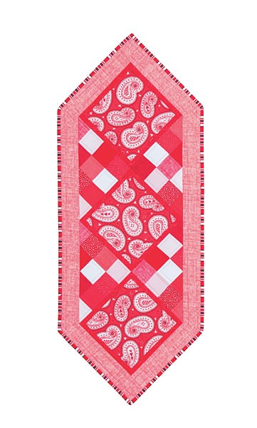 Paisley Holiday Table Runner Kit | ConnectingThreads.com