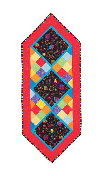 Celebration Holiday Table Runner Kit | ConnectingThreads.com