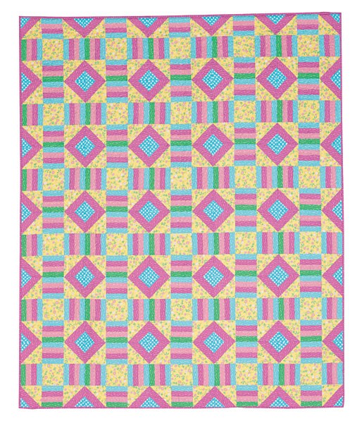 Eggstraordinary - Spring Pathways Quilt Kit | ConnectingThreads.com