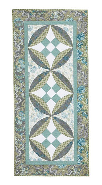Rue d'Avignon - Curved Nine-Patch Table Runner Kit | ConnectingThreads.com