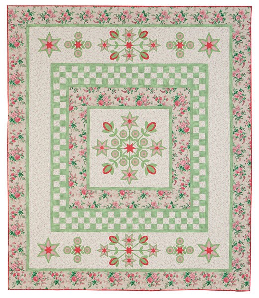 English Rose Quilt Pattern