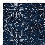 Moonlit Indigo Batiks - Moonlit Indigo Batiks Kyoto Indigo Blue Quilting Cotton Fabric Yardage ...