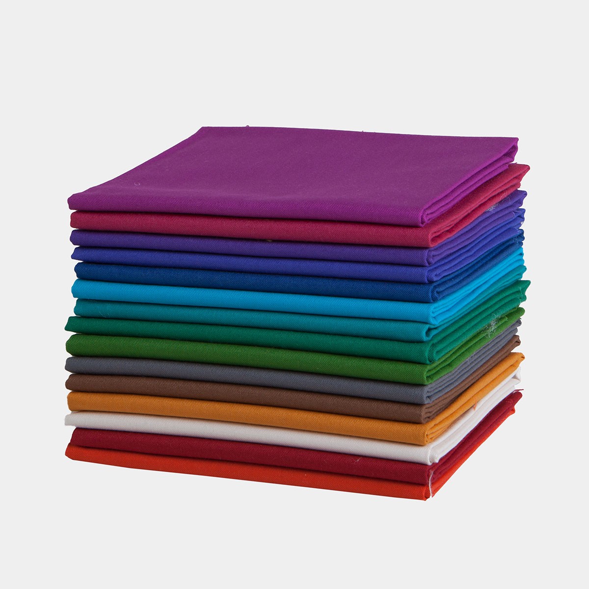 Jewel Rainbow Solids Fat Quarter Sampler | ConnectingThreads.com