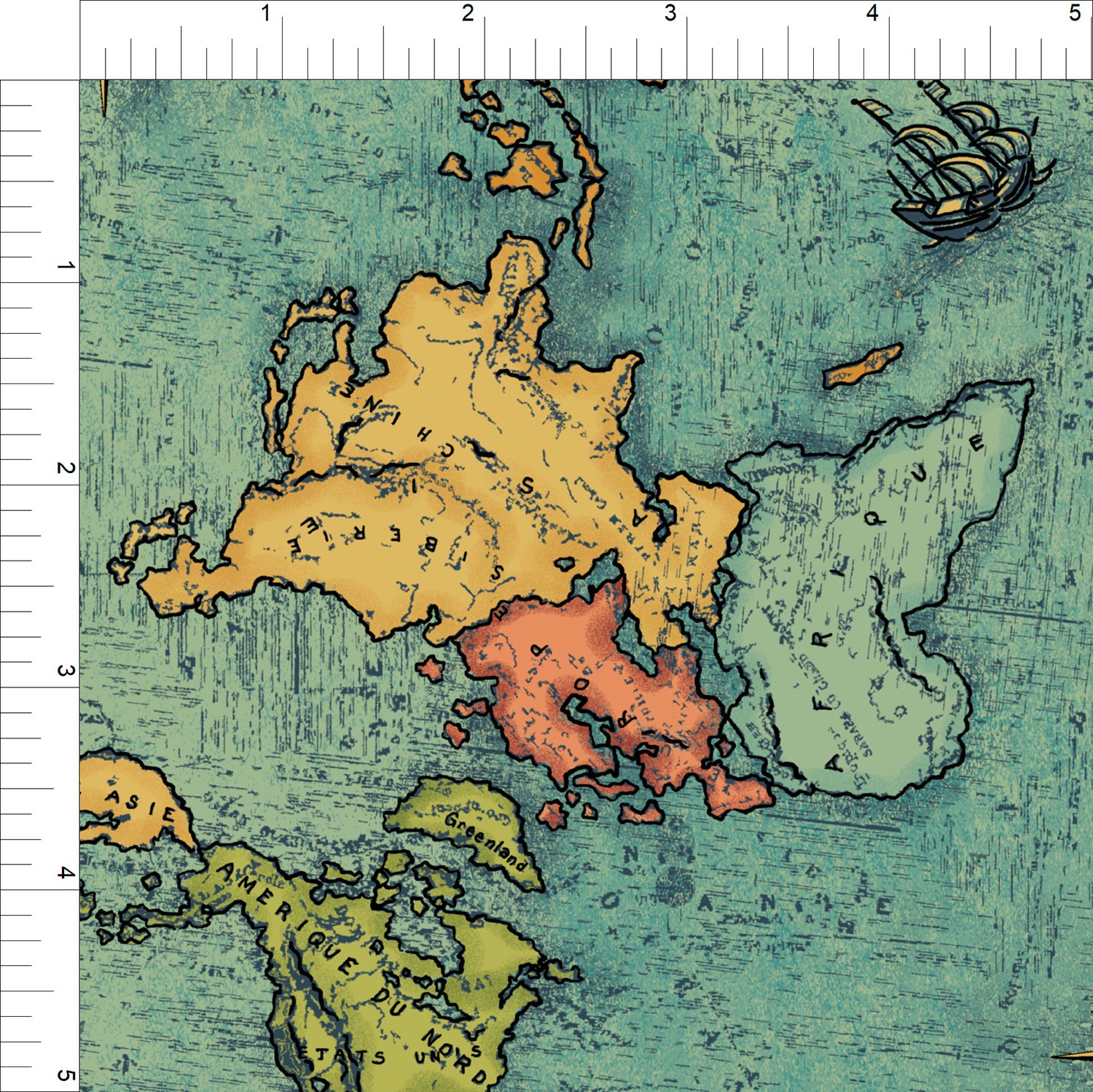 Old World Map | ConnectingThreads.com
