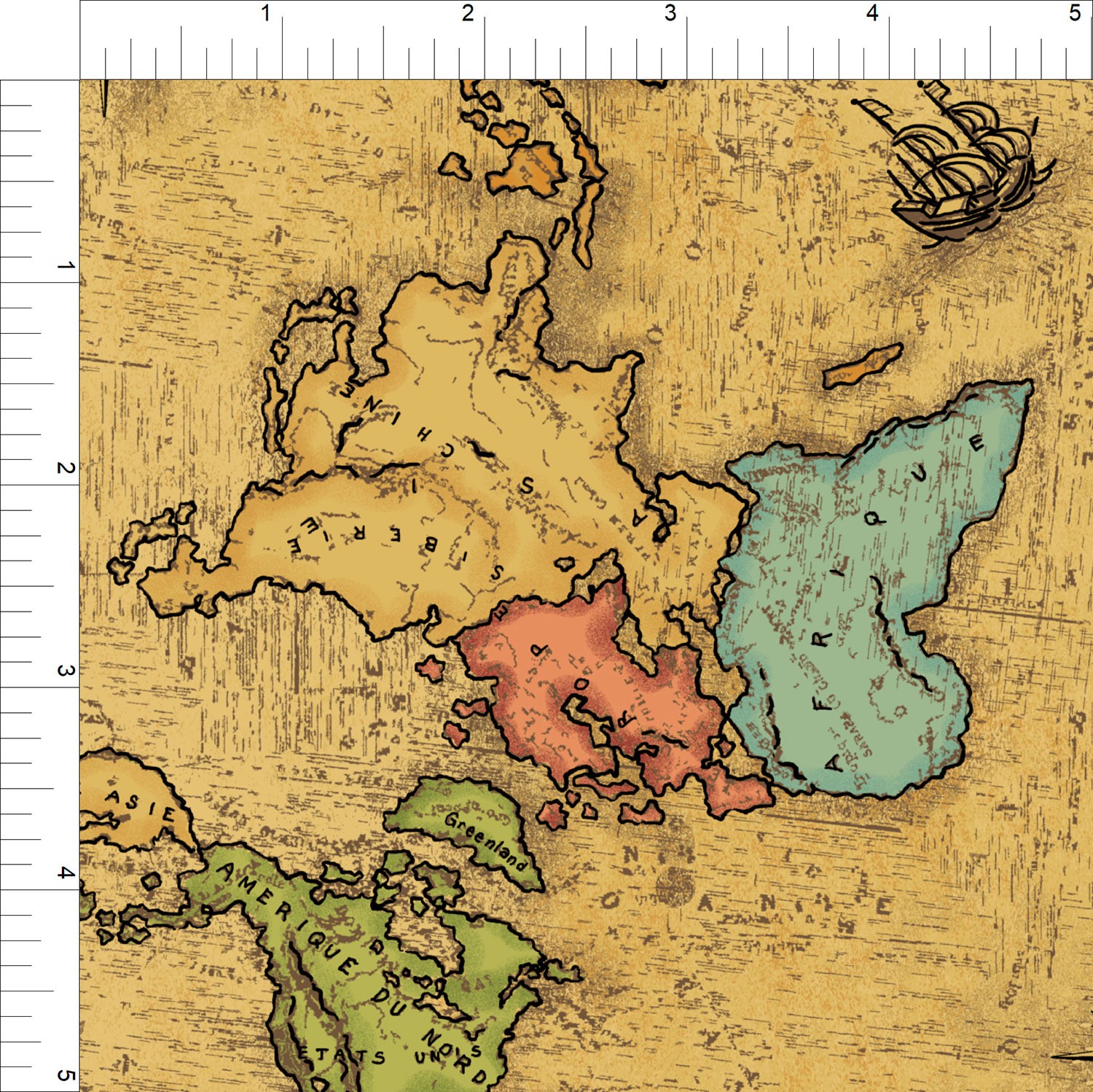 Old World Map | ConnectingThreads.com
