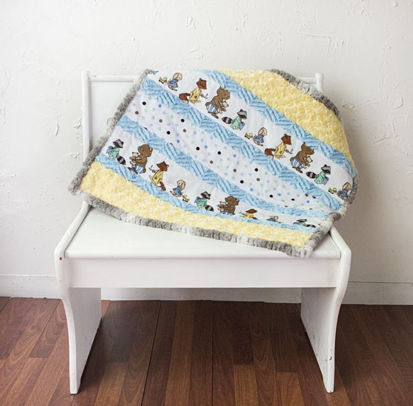 Wee One Cuddle Quilt Kit-Get To Bed | ConnectingThreads.com