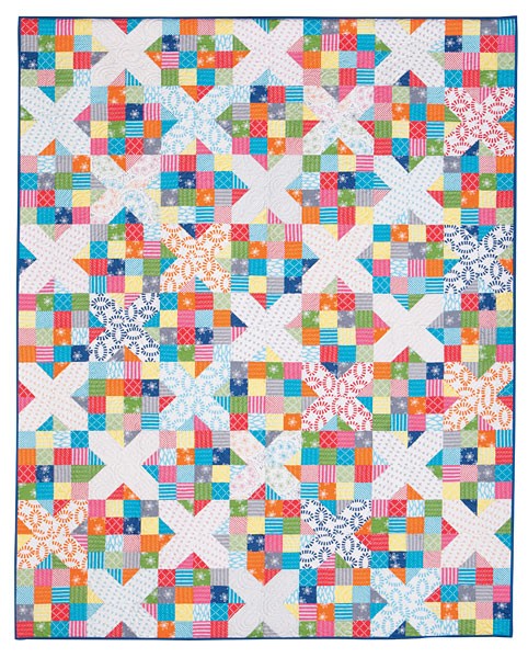 16-Patch X Quilt Kit | ConnectingThreads.com