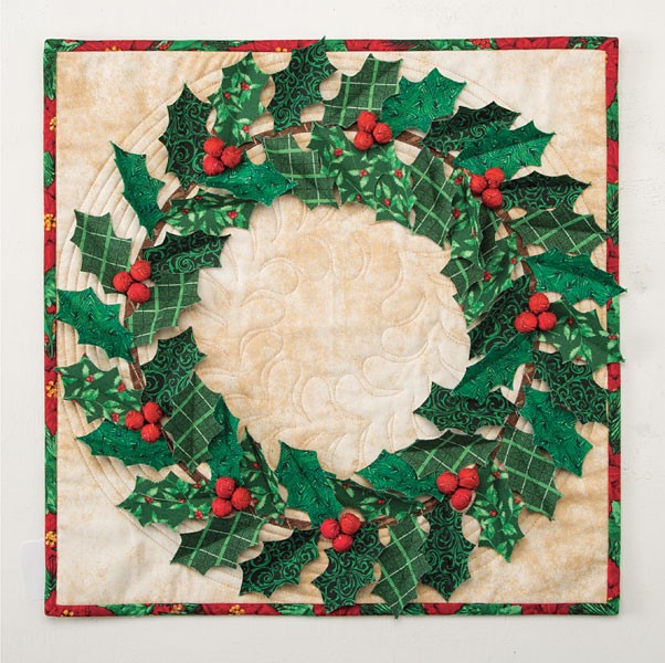 Yuletide Charm - Christmas Wreath Kit | ConnectingThreads.com