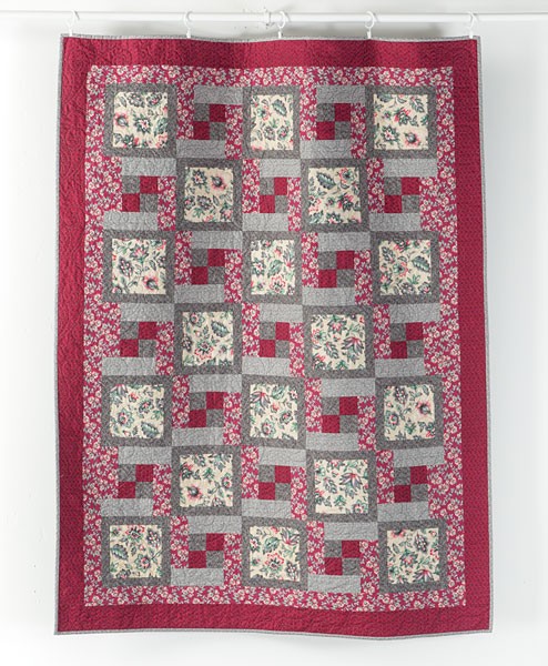Jardin de Nicolette - 5-Yard Everyday Quilt Raspberry Kit ...
