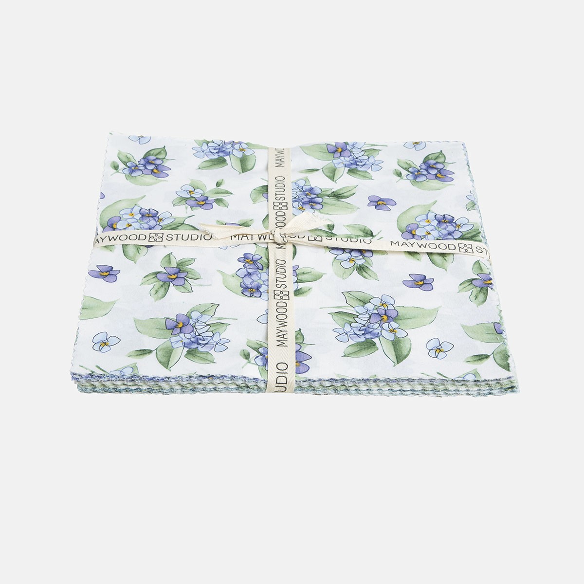 Watercolor Hydrangeas 10 in Squares | ConnectingThreads.com