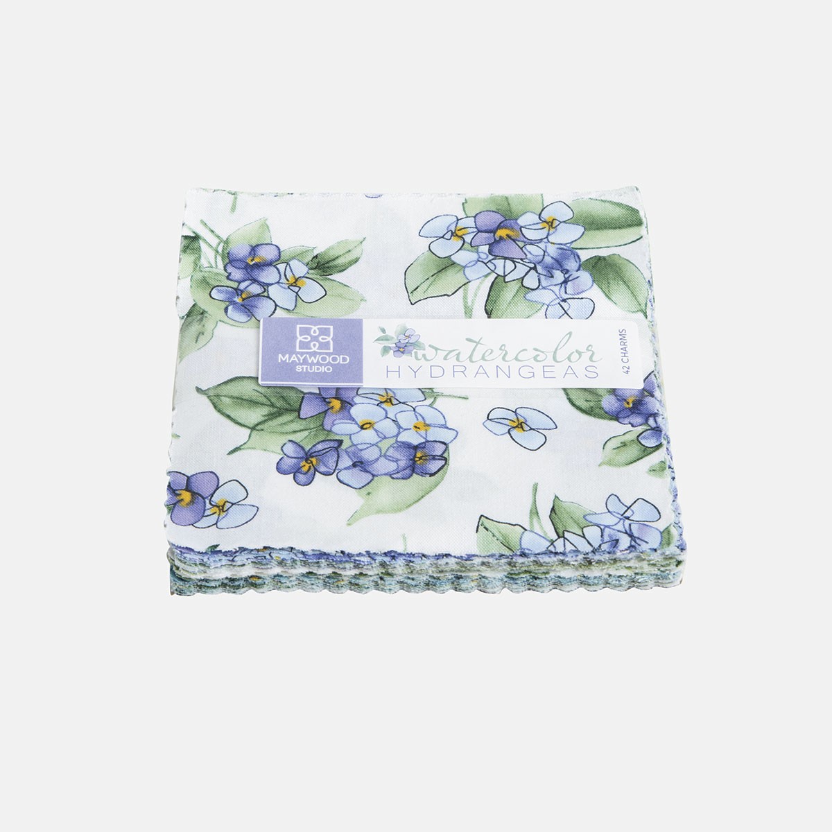 Watercolor Hydrangeas - Watercolor Hydrangeas 5 in Charm Pack | ConnectingThreads.com