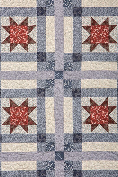 Hometown Americana - Stars & Plaid Quilt Kit | ConnectingThreads.com