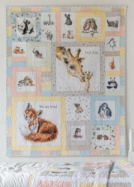 Outside Kits - Love Is Quilt Kit | ConnectingThreads.com
