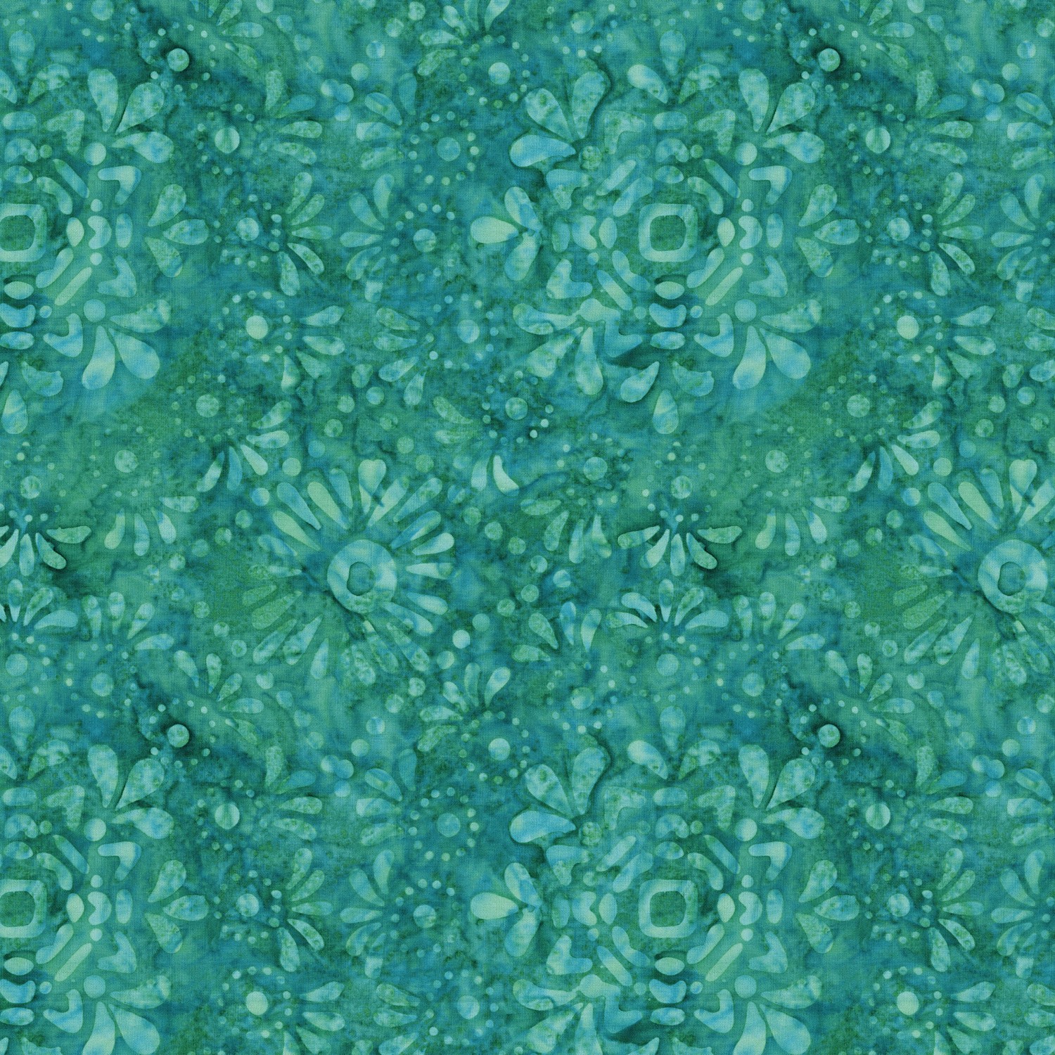 Ocean Depths Batiks - Ocean Hidden Jewels Quilt Kit | ConnectingThreads.com