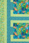 Frond & Blossom - Squares Afloat Twin Quilt Kit | ConnectingThreads.com