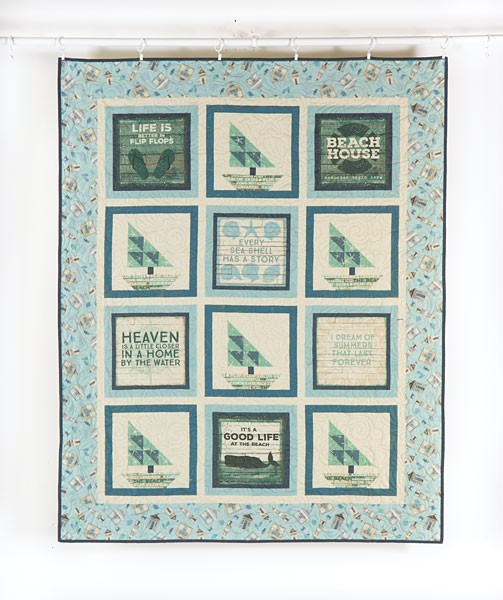 Beach House - Beachcomber Quilt Kit | ConnectingThreads.com
