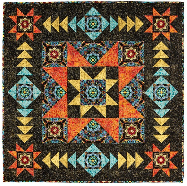 Grand Illusion - Grand Star Chaser Quilt Kit | ConnectingThreads.com