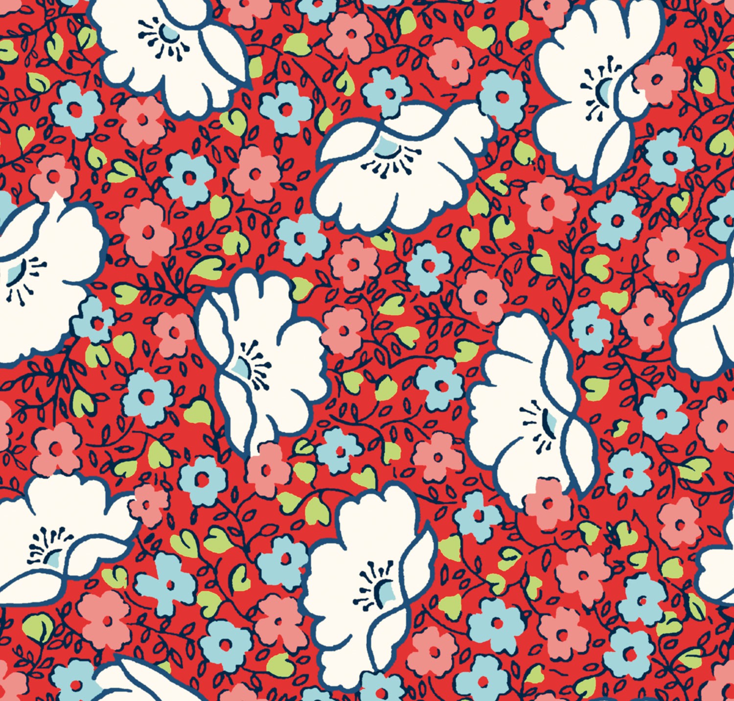 Annie's Apron - Blooming | ConnectingThreads.com