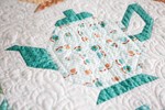 Granny Chic Teapots Quilt Kit | ConnectingThreads.com