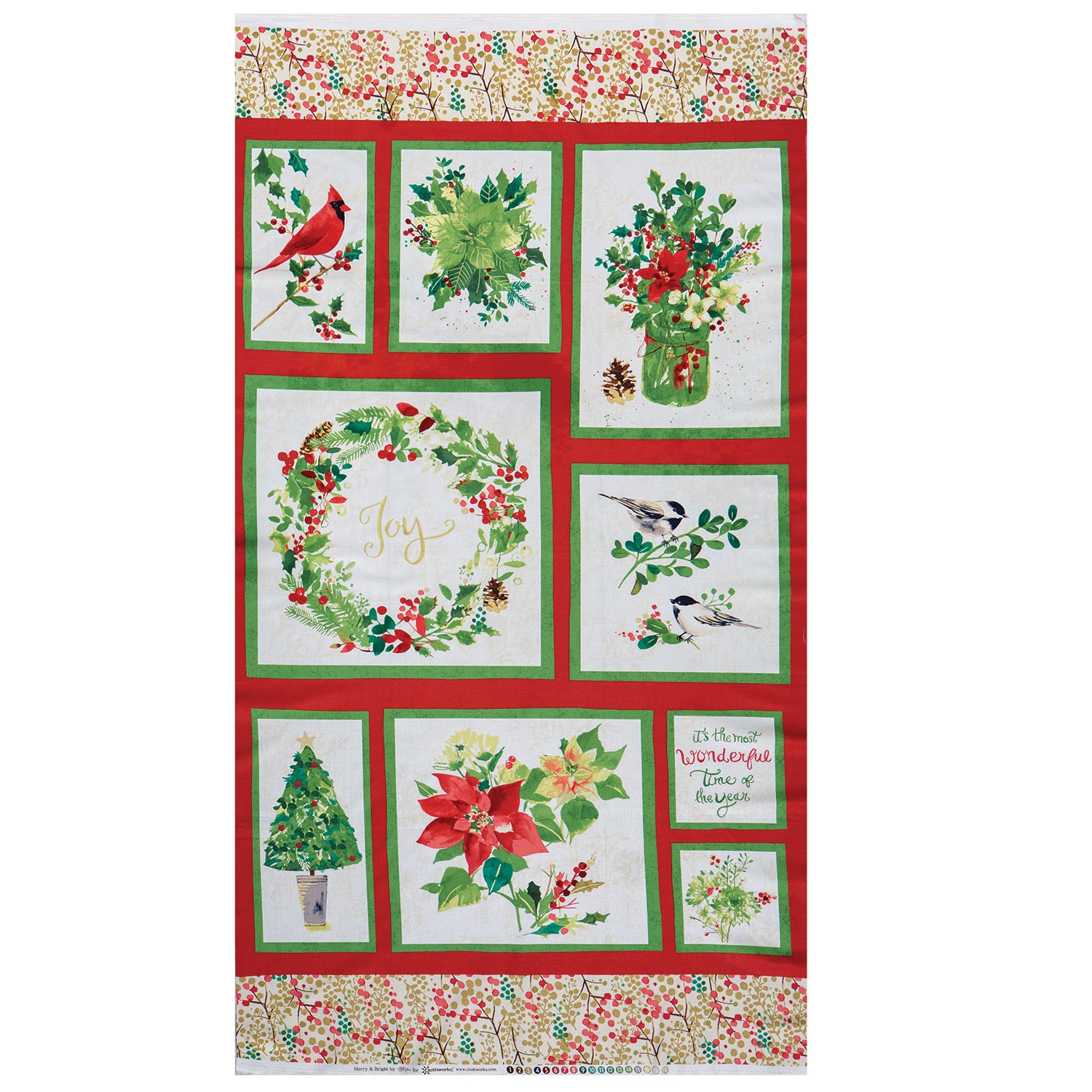 Merry & Bright - Merry & Bright Panel | ConnectingThreads.com