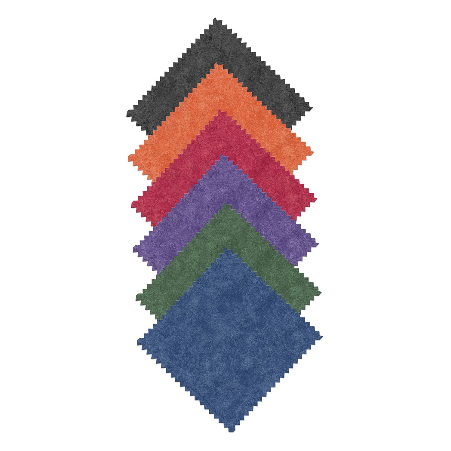 Mirage Tonals Charms - Multi-Color Quilting Cotton Fabric