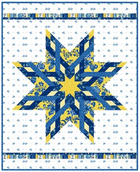 Outside Kits - Big Star Braid Quilt Kit | ConnectingThreads.com