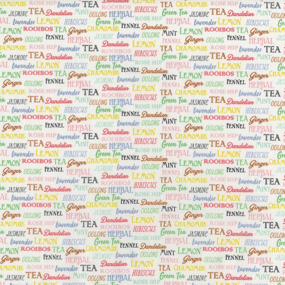 Tea Words | ConnectingThreads.com