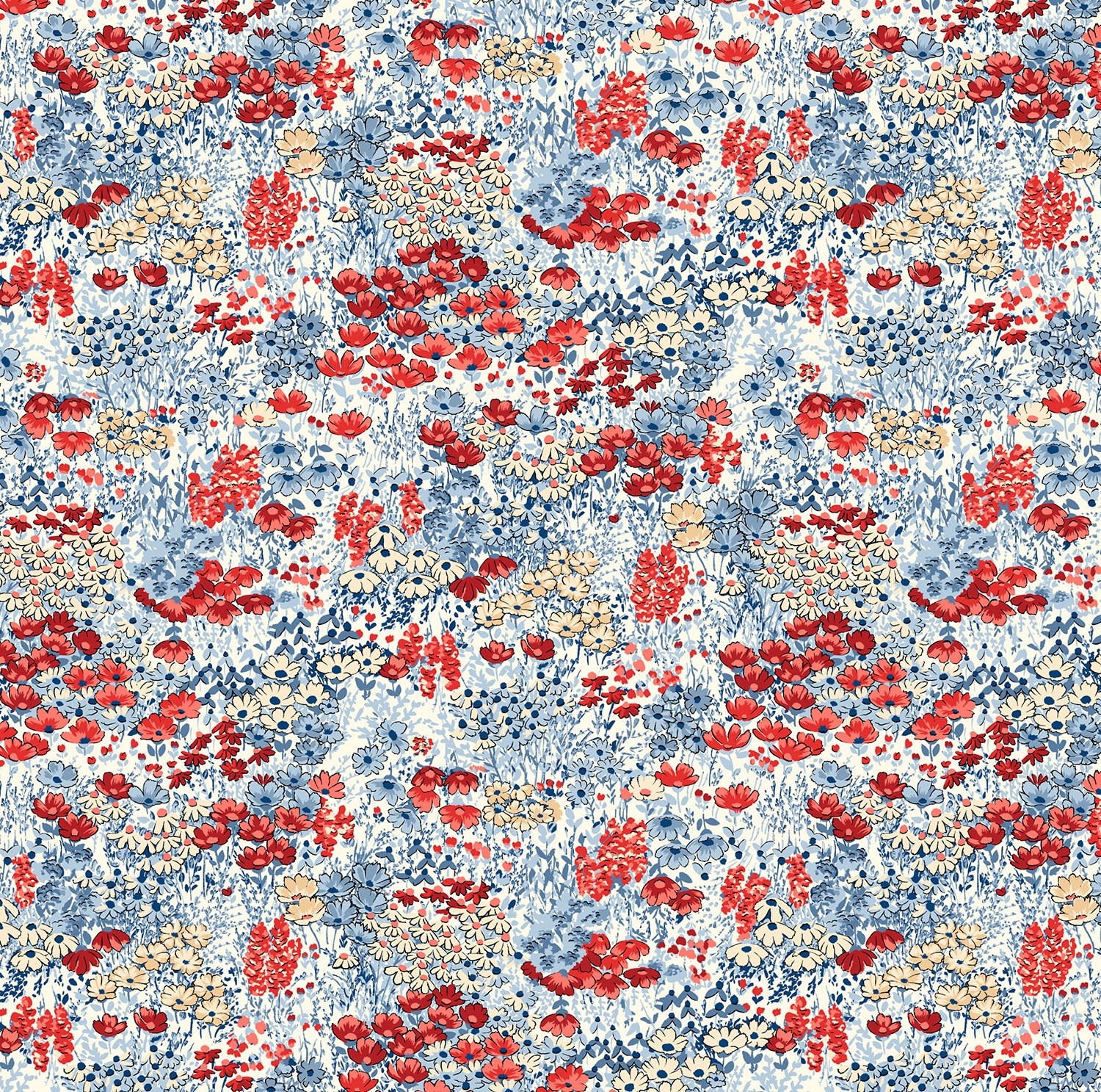 Wild Crimson - Meadow Path | ConnectingThreads.com