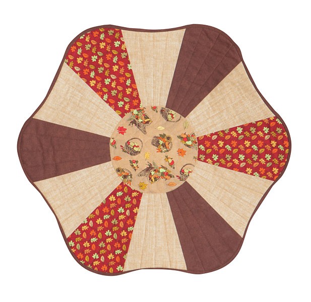 Harvest In The Round Table Topper Kit | ConnectingThreads.com