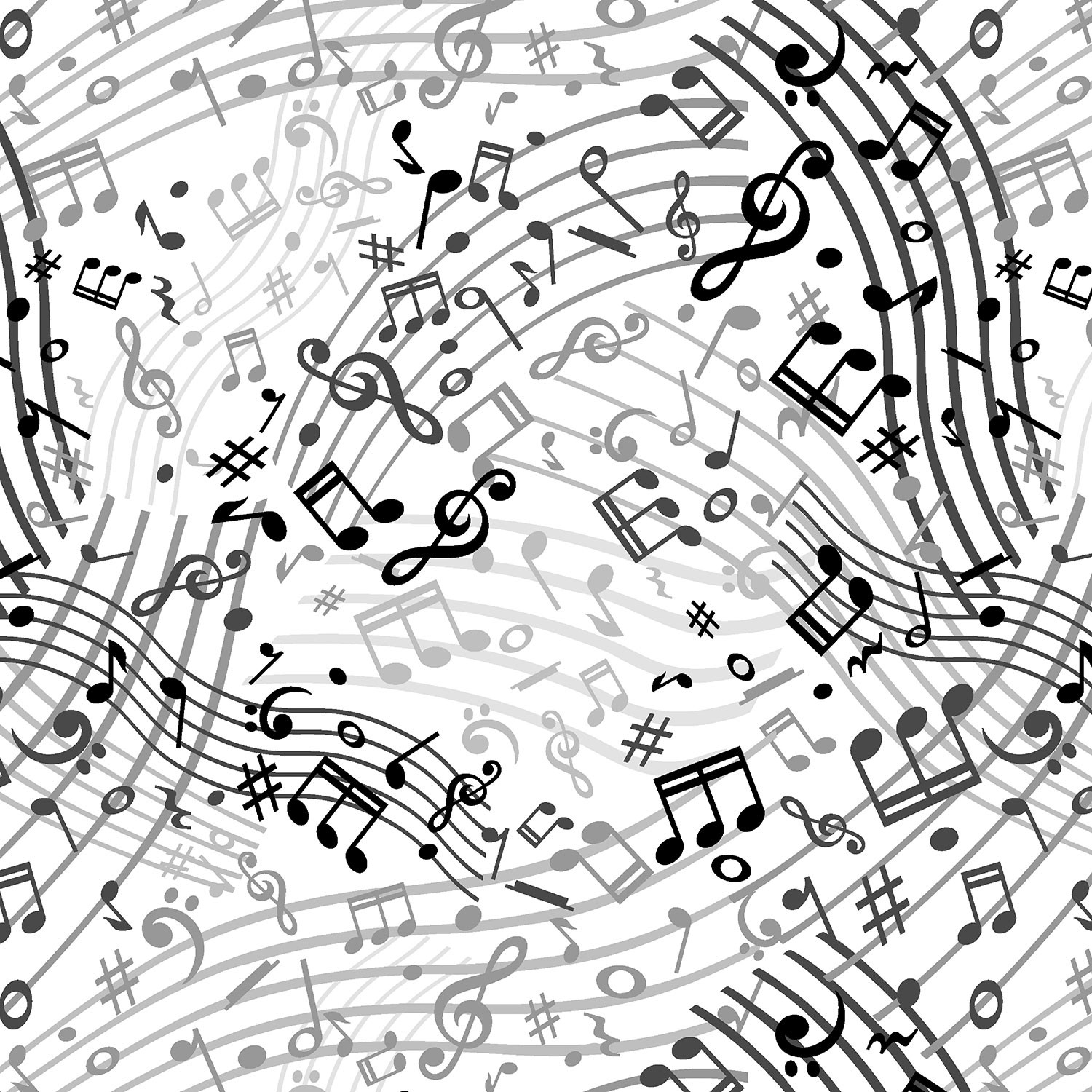 Music 108 in Wide Backing | ConnectingThreads.com