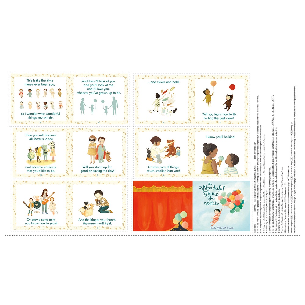 The Wonderful Things You Will Be Soft Book Panel | ConnectingThreads.com