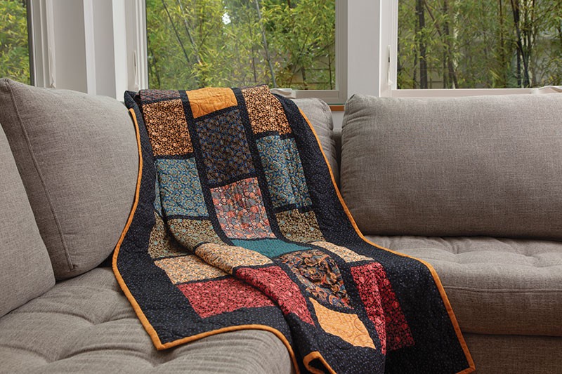 Imperial Elegance - Brick Road Quilt Kit | ConnectingThreads.com