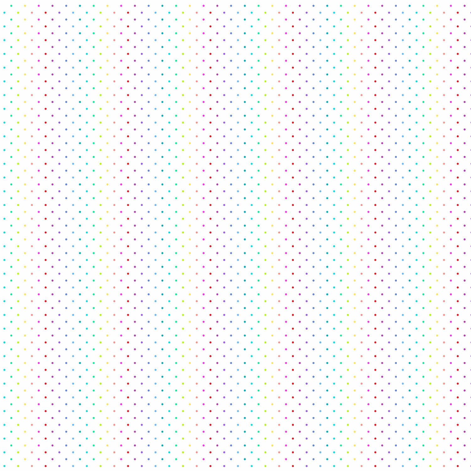 Rainbow Swiss Dot | ConnectingThreads.com